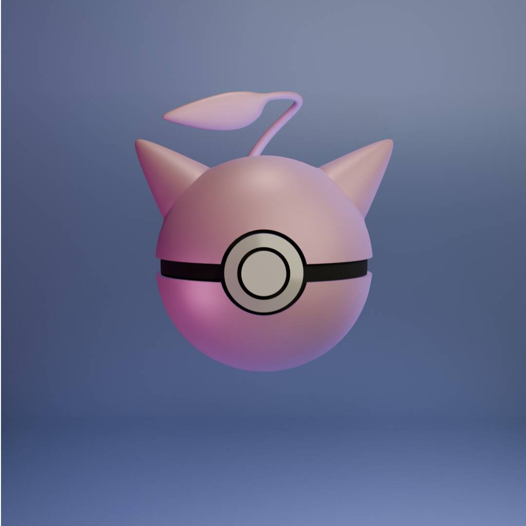 3D Printer Files | 3MF File | Mew Themed Ball | Creality Cloud
