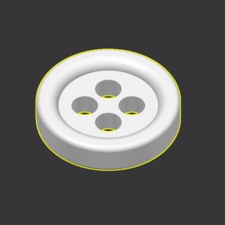 Free Other STL Download - Button ( пуговица)by Sergo3D