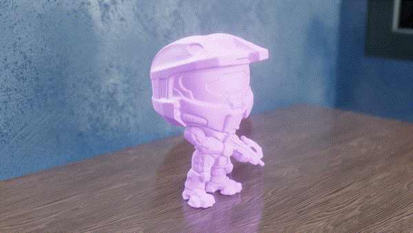 3D Printer Files | 3MF File | Chibi Master Chief 2 | Creality Cloud