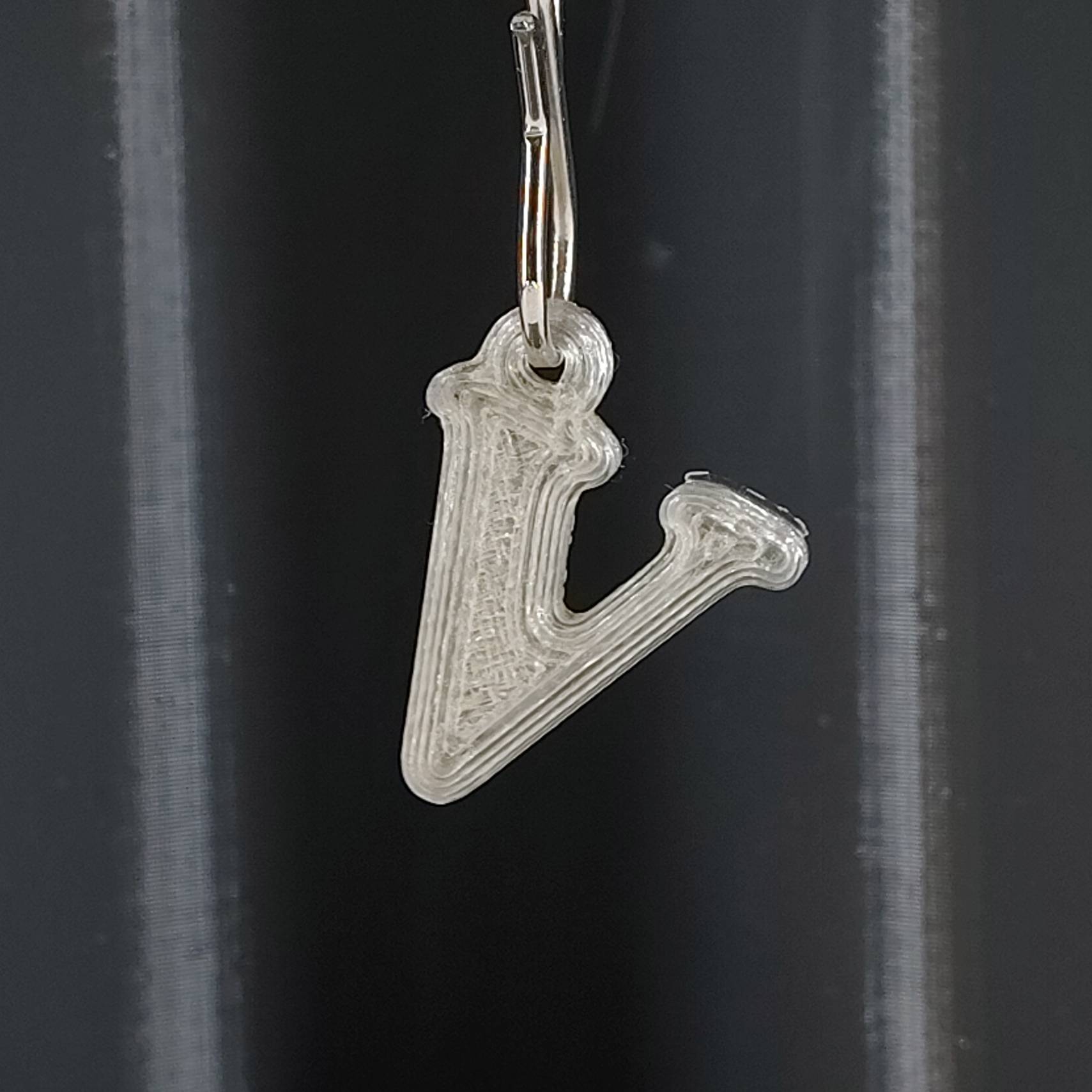 3D Printer Files | 3MF File | V keychain | Creality Cloud