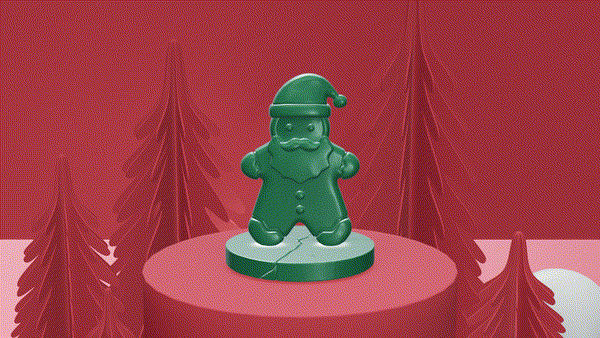 3D Printer Files | 3MF File | Santa Gingerbread | Creality Cloud