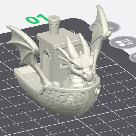 3D Printer Files | 3MF File | Dragon benchy | Creality Cloud