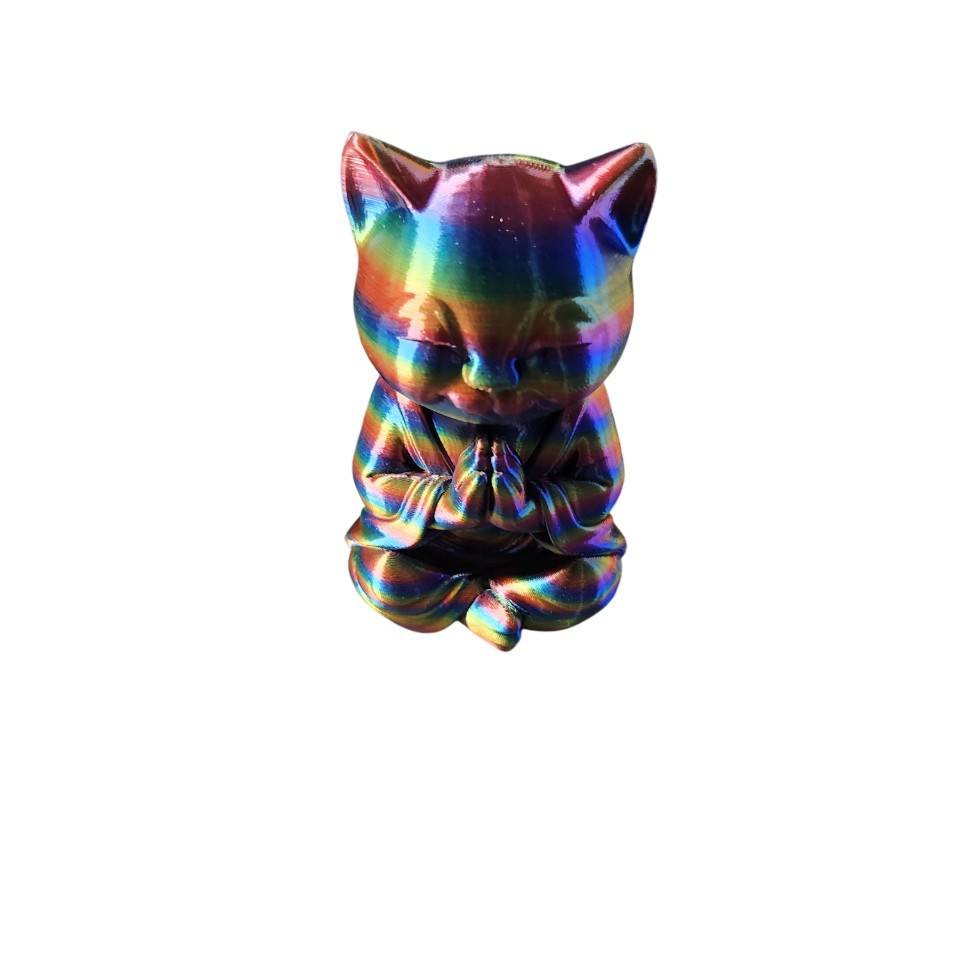 3D Printer Files | 3MF File | Zen Cat Meditating Monk | Creality Cloud