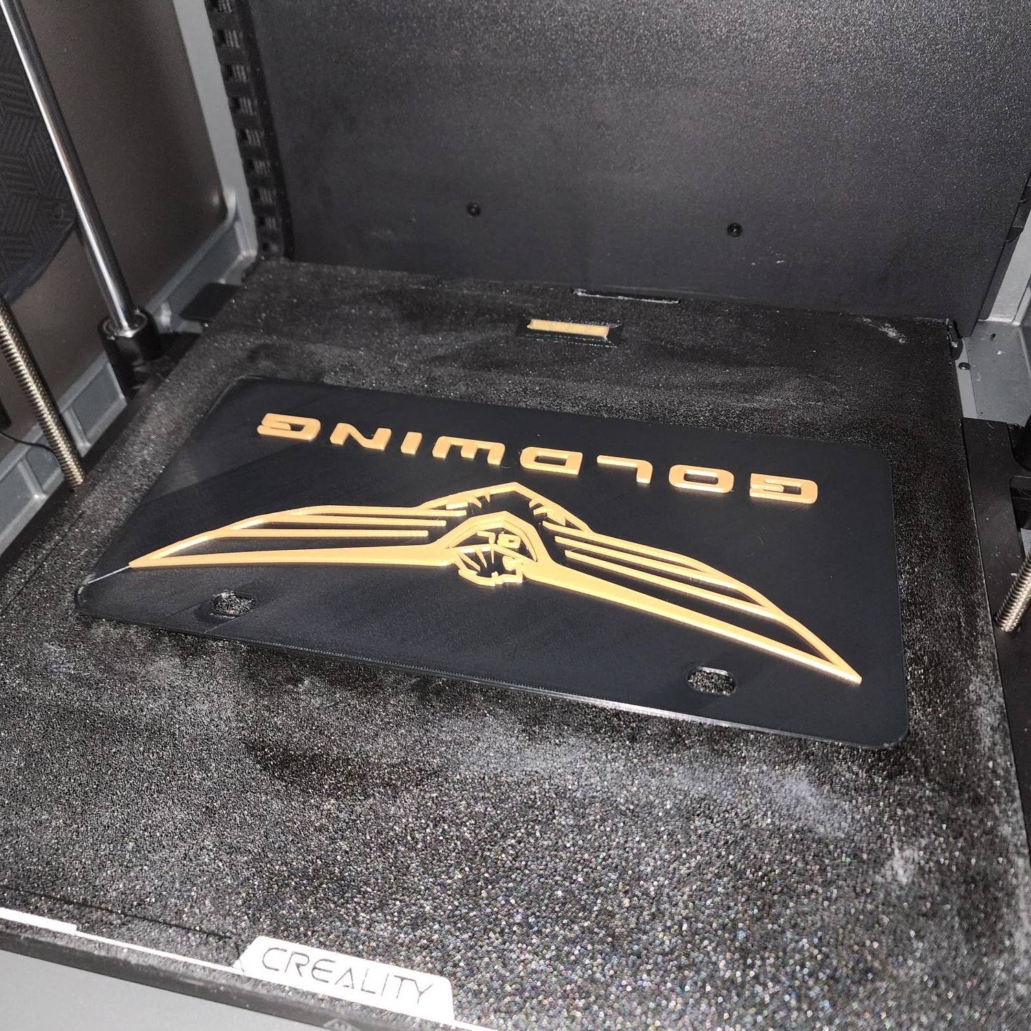 3D Printer Files | 3MF File | Goldwing front license plate placard ...