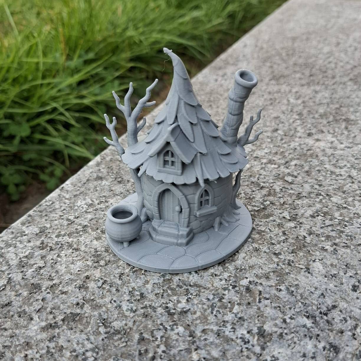 3D Printer Files | 3MF File | Crooked Cauldron Cottage – Witchy Mini ...