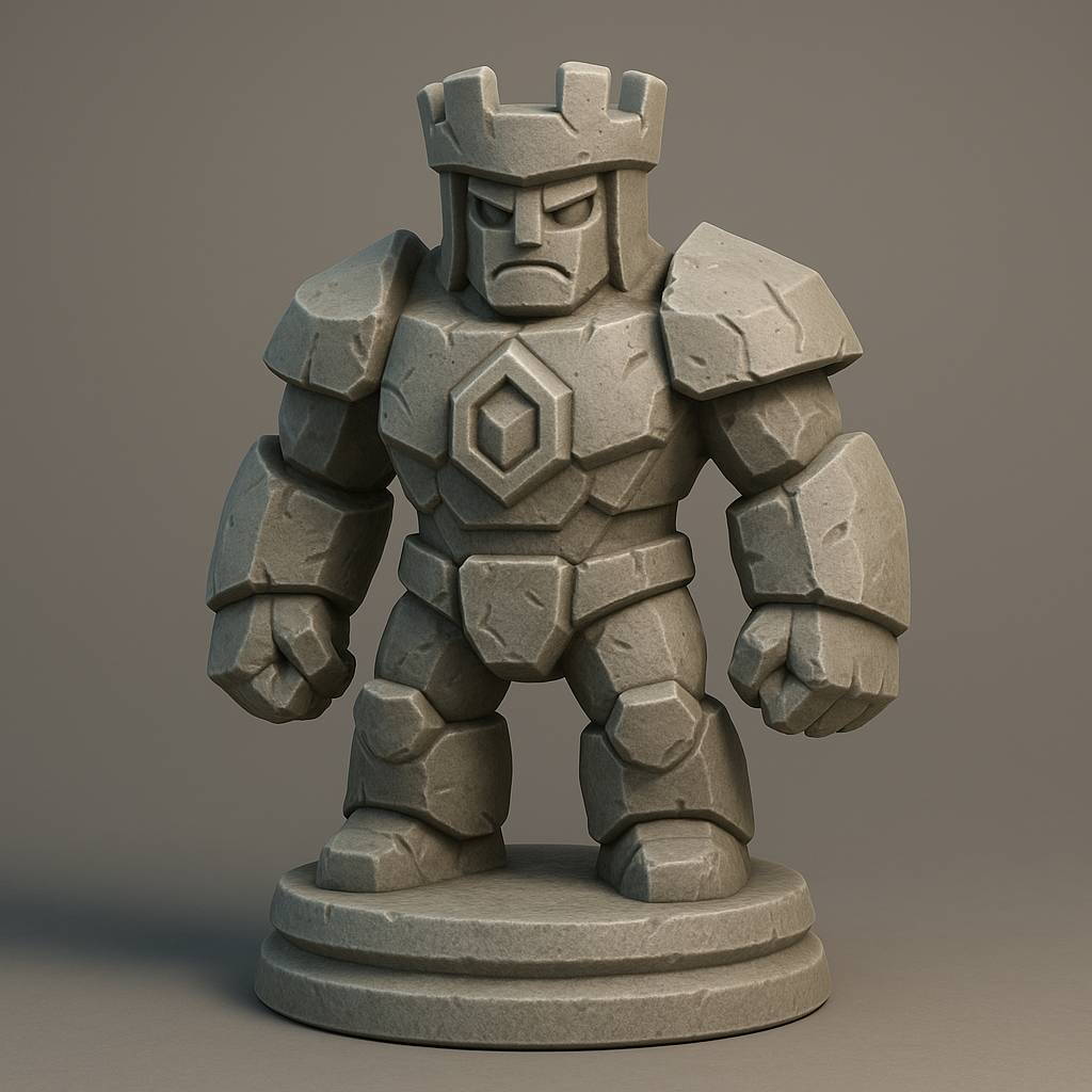 Miniature Games & Accessories STL Download - Meta Monster Rook Chessby ...