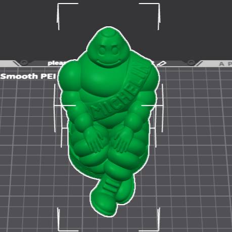 3D Printer Files | 3MF File | Michelin Man sitting on tyres | Creality ...