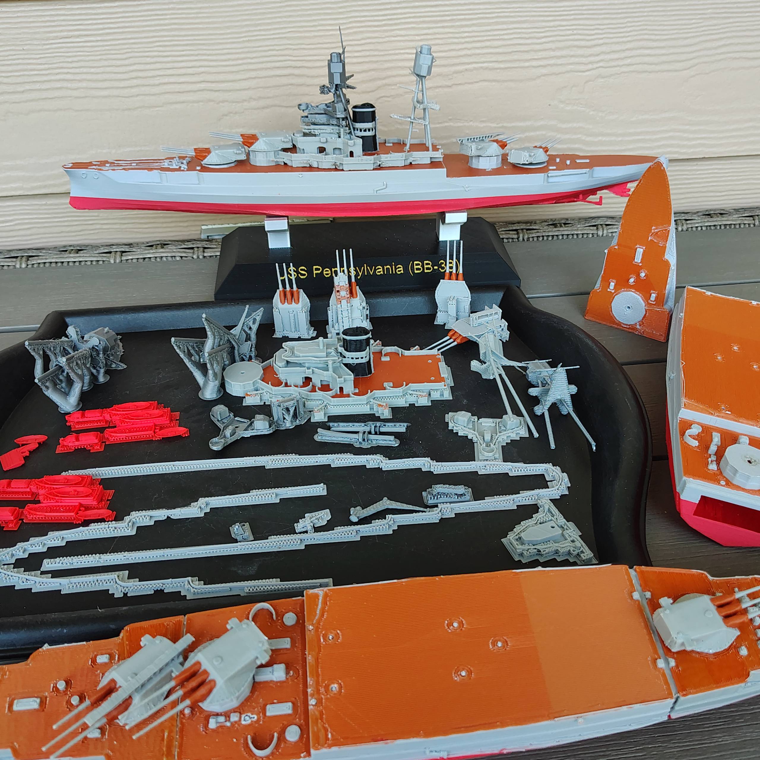 3D Printer Files | 3MF File | Battleship USS Arizona Model Kit by ...