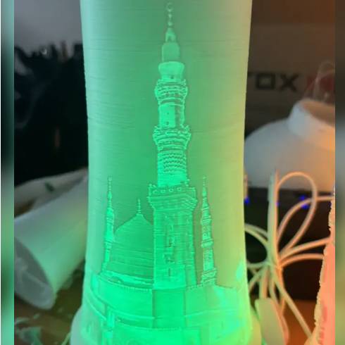 3D Printer Files | 3MF File | Prophets mosque Masjid Nabawi lithophane nightlamp | Creality Cloud