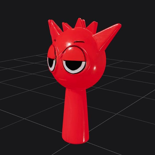 3D Printer Files | 3MF File | Sprunky Red Raddy | Creality Cloud