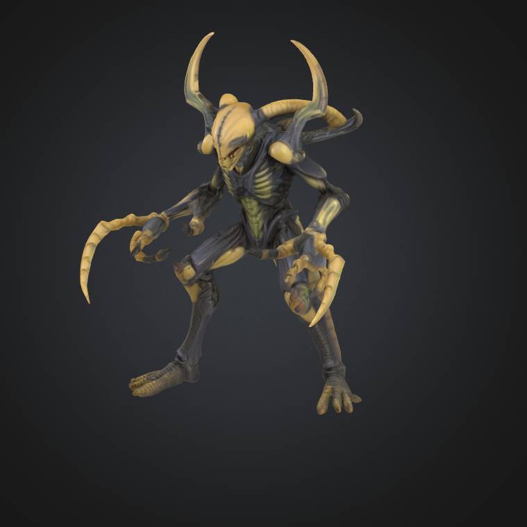 Characters & Creatures STL Download - alien invader game rpgby Warjacob