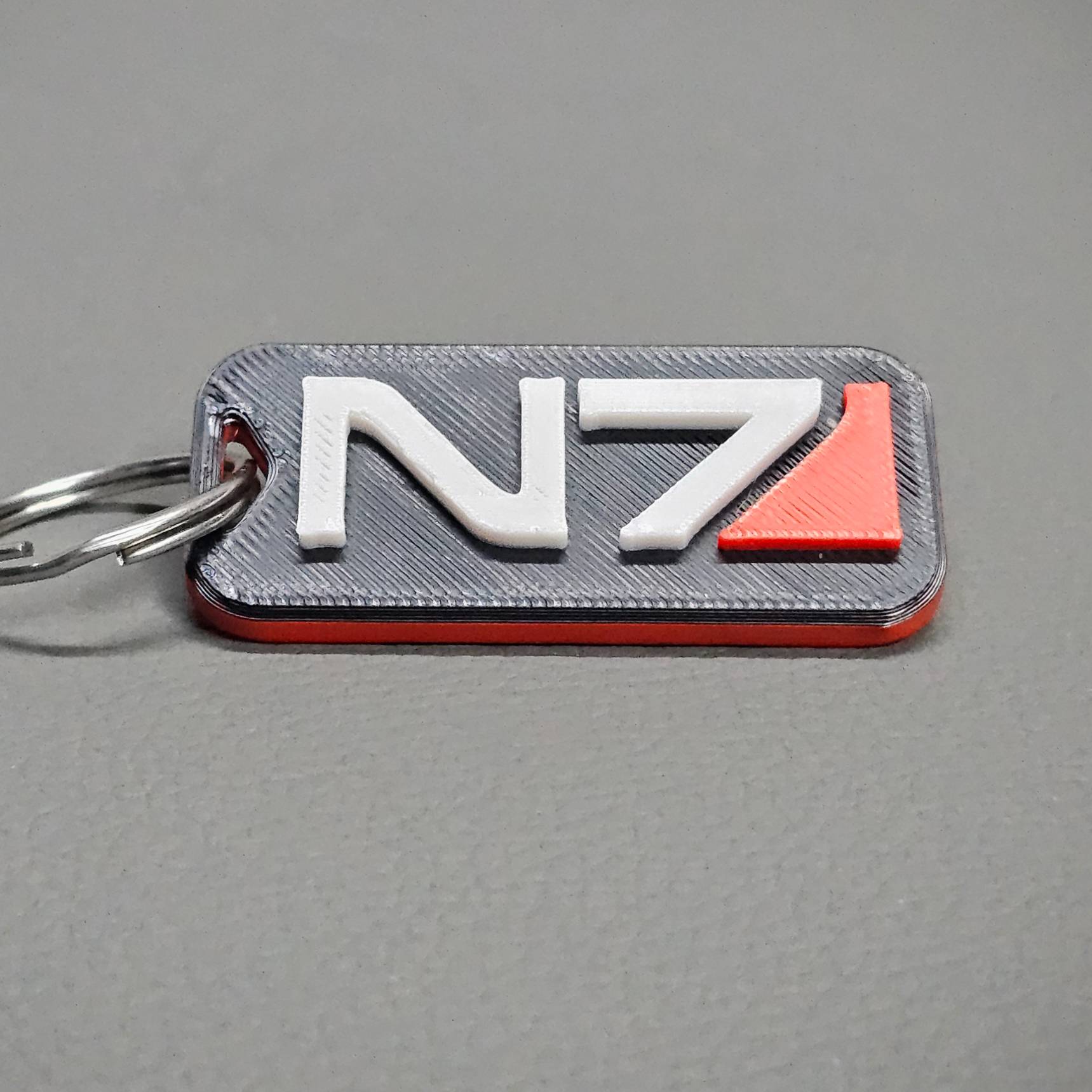 3D Printer Files | 3MF File | Mass Effect N7 Keychain/Tag | Creality Cloud