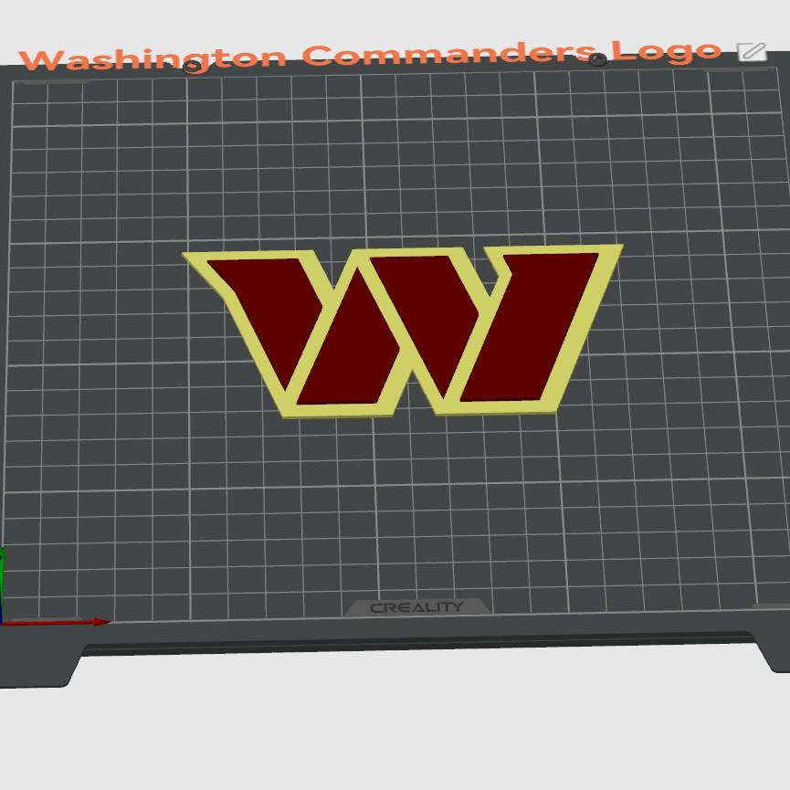 Home Decorations & Ornaments STL Download - Washington Commanders ...