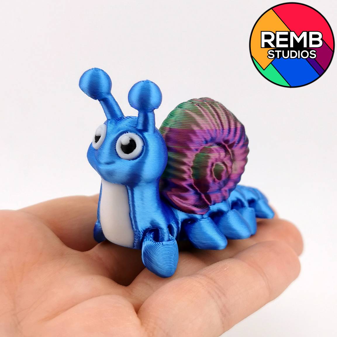 3D Printer Files | 3MF File | Cute Flexi Snail | Print-in-place | No ...