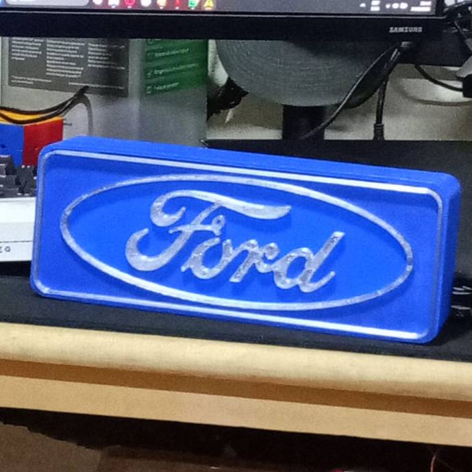 3D Printer Files | 3MF File | Ford luminescent frame | Creality Cloud