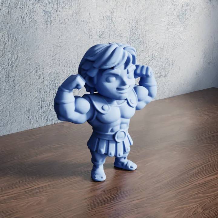 3D Printer Files | 3MF File | Chibi Hercules – Mini Hero of Olympus ...