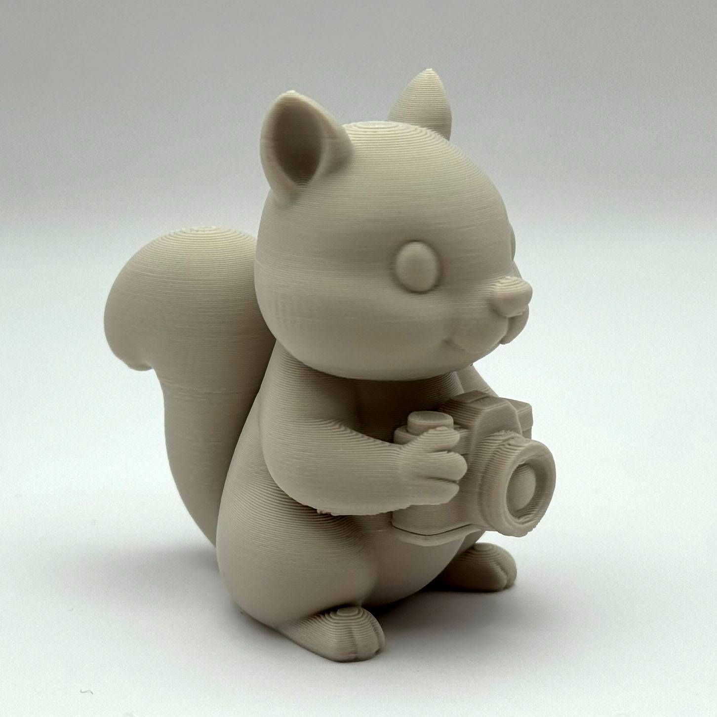 3D Printer Files | 3MF File | Cute Squirrel Photographer | Creality Cloud