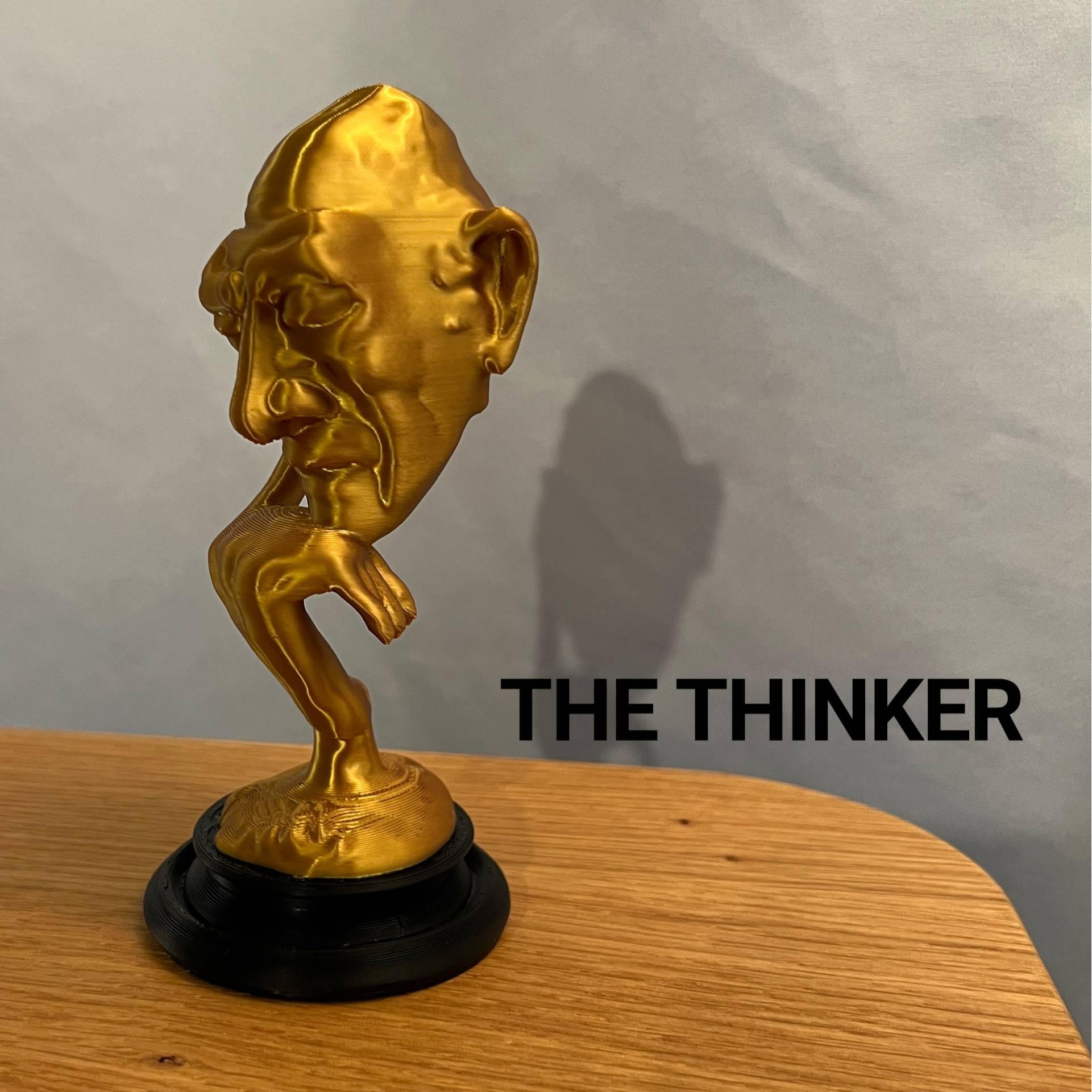3D Printer Files | 3MF File | Thinker Statue | Creality Cloud