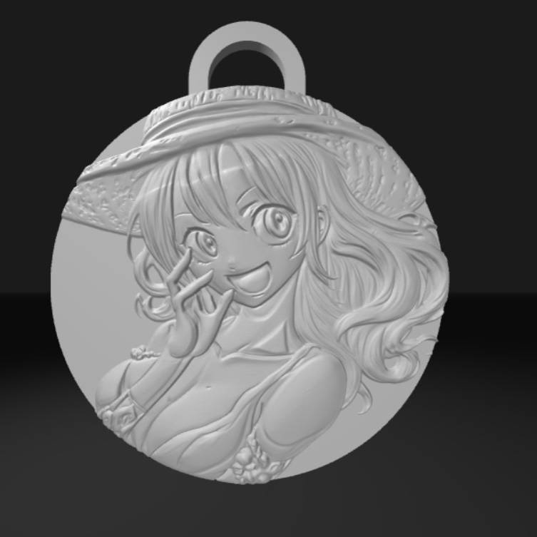 Free Badges & Coins STL Download - nami medallion from one pieceby TMG252