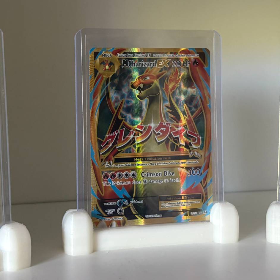 Game Props STL Download - TCG Pokémon card stand , simplistic , non ...