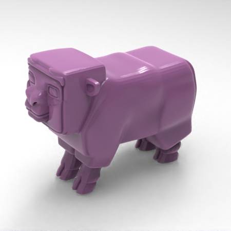 3D Printer Files | 3MF File | Pink Sheep Statue Any Scale Figure ...