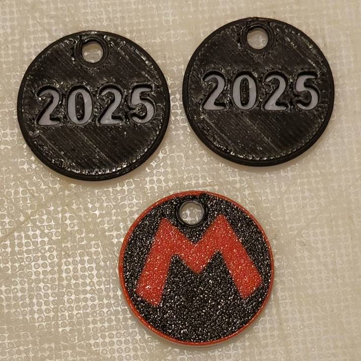 3D Printer Files | 3MF File | Trolley coin/token_M 2025 | Creality Cloud