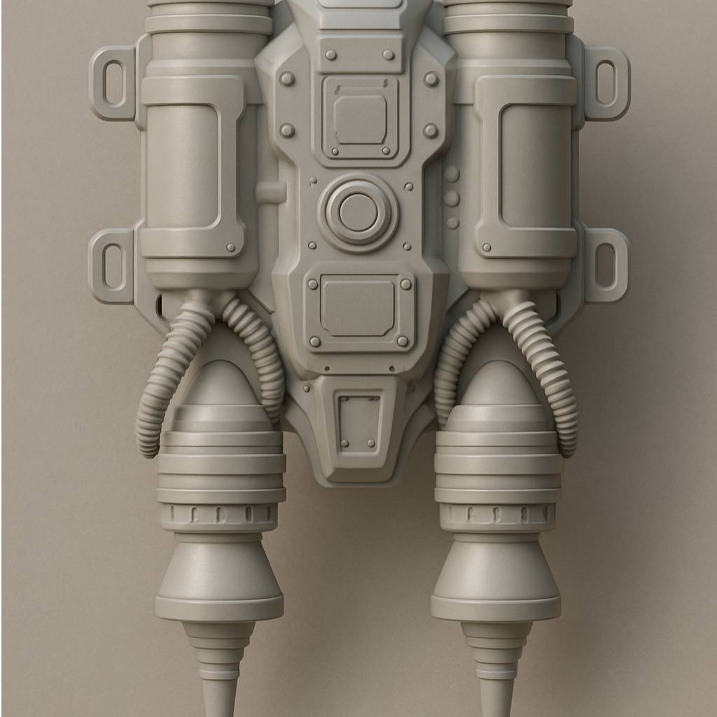 3D Printer Files | 3MF File | Retro Rocket Jetpack – Original ...