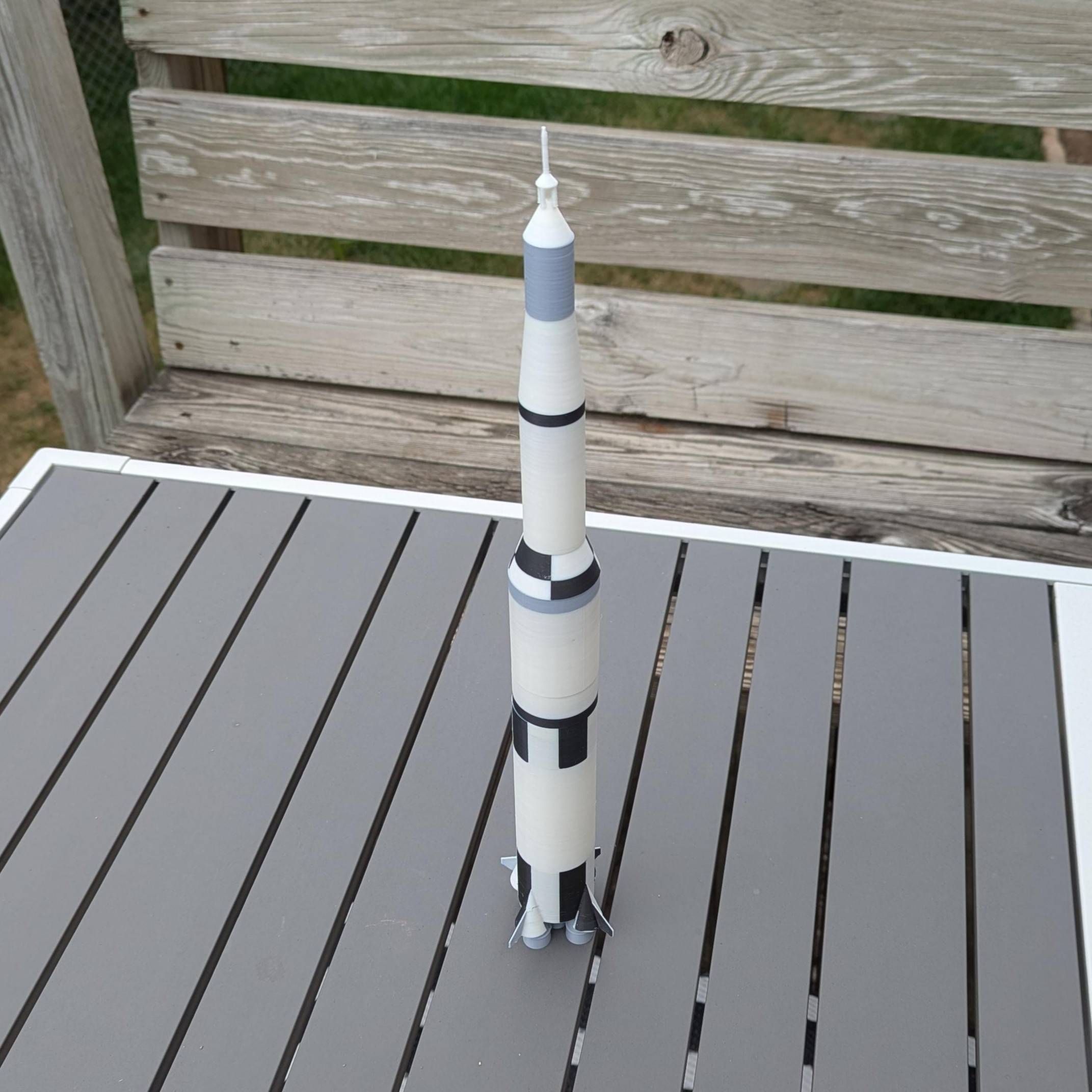 3D Printer Files | 3MF File | Saturn V – Stacking Stages Model ...