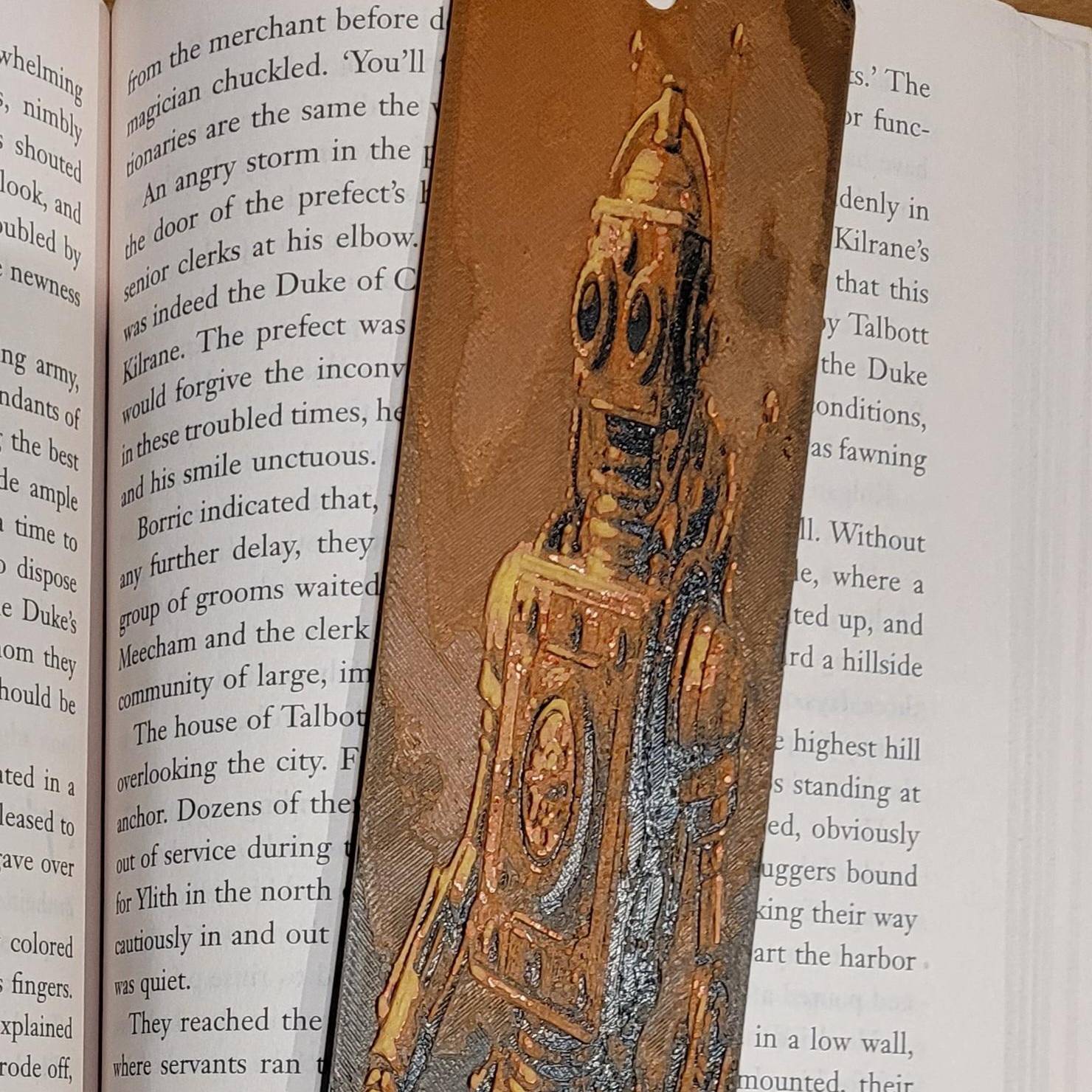 3D Printer Files | 3MF File | Steampunk Robot Bookmark 02 | Creality Cloud