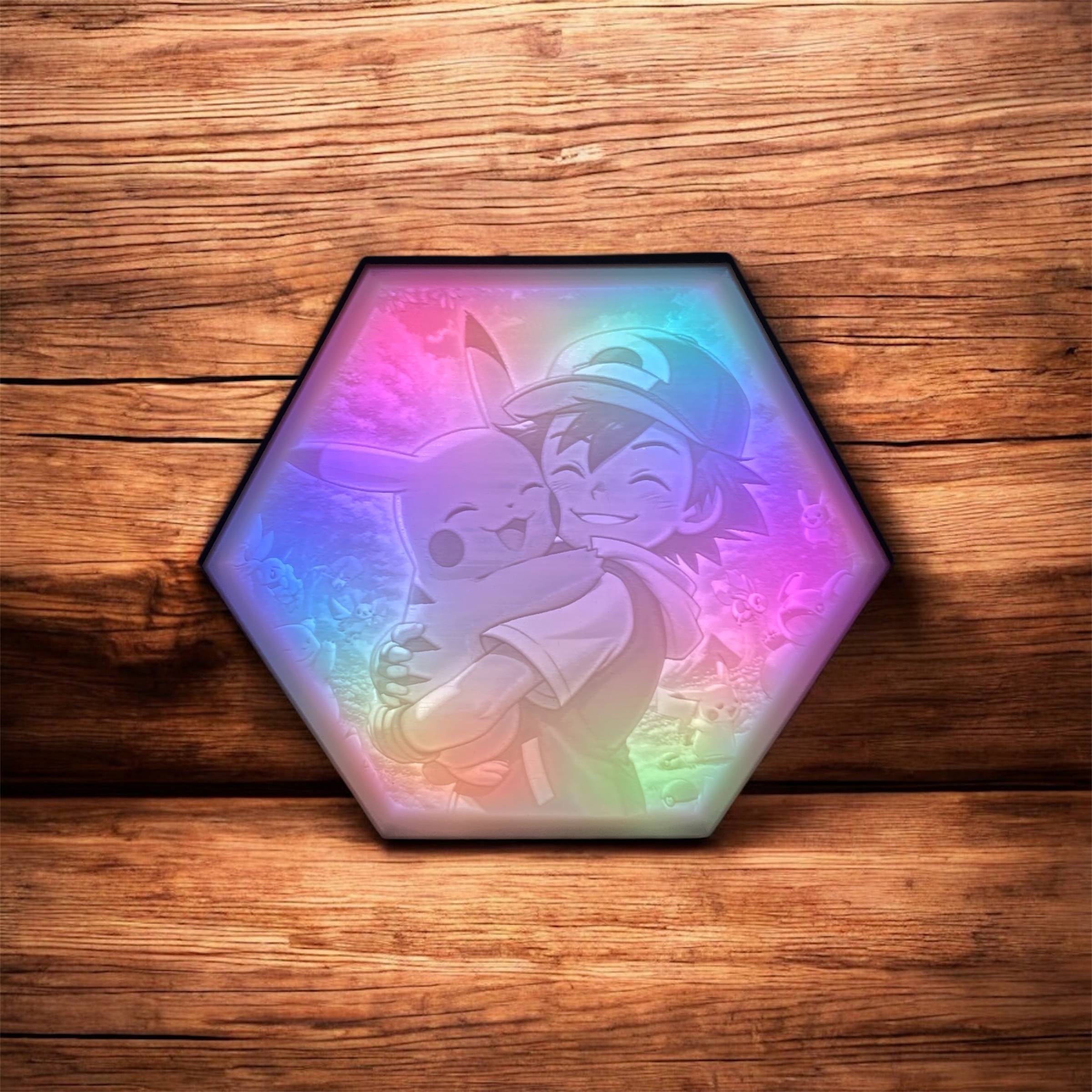 3D Printer Files | 3MF File | Hexagon Lamp LED RGB - Pokemon 003 ...