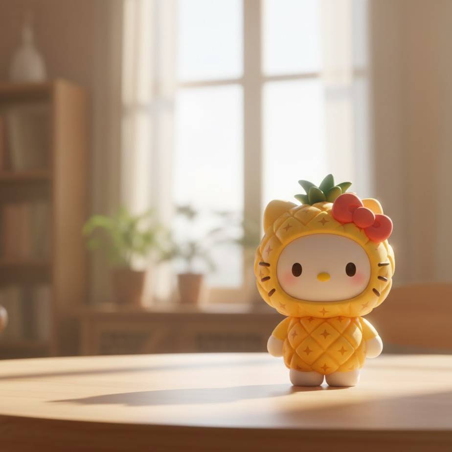 Fichier pour Imprimante 3D | Fichier 3MF | Hello Kitty Pineapple ...