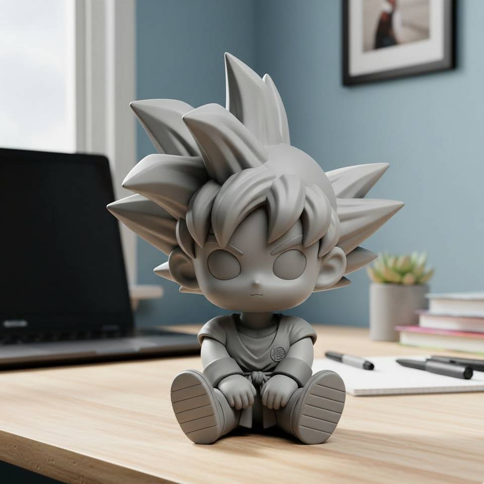 3D Printer Files | 3MF File | Chibi de Goku | Creality Cloud