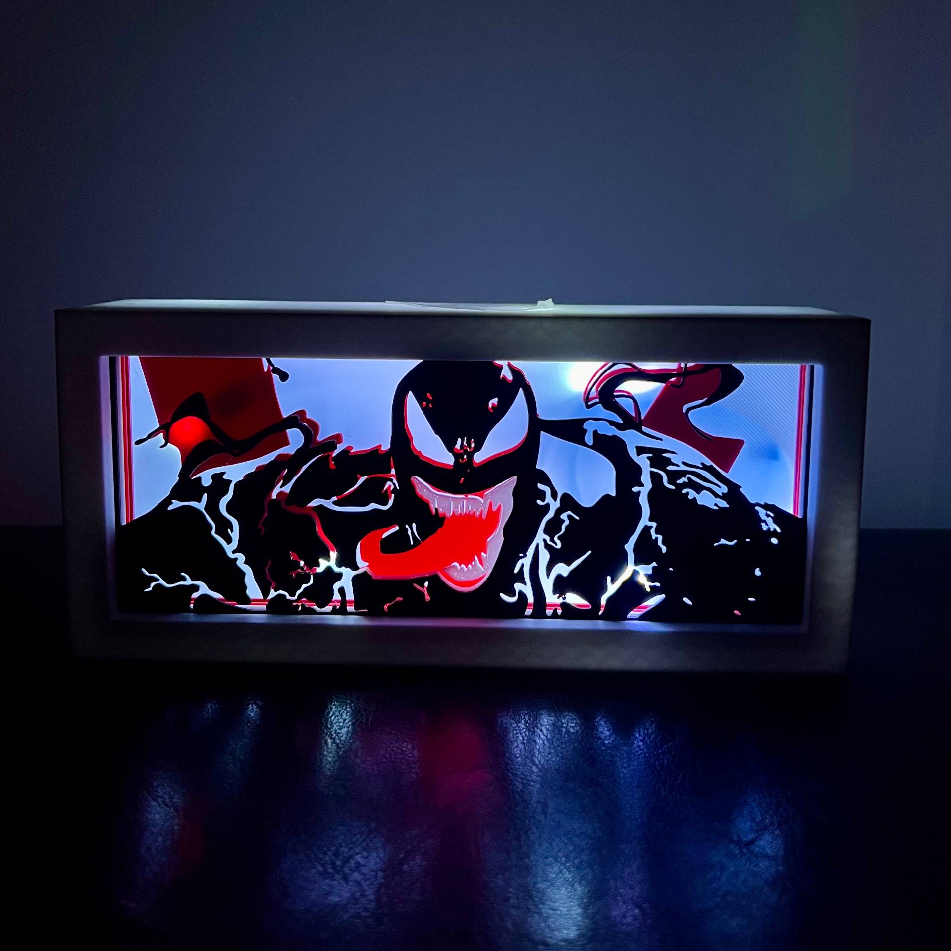 Home Decorations & Ornaments STL Download - Venom - LED Lightboxby ...