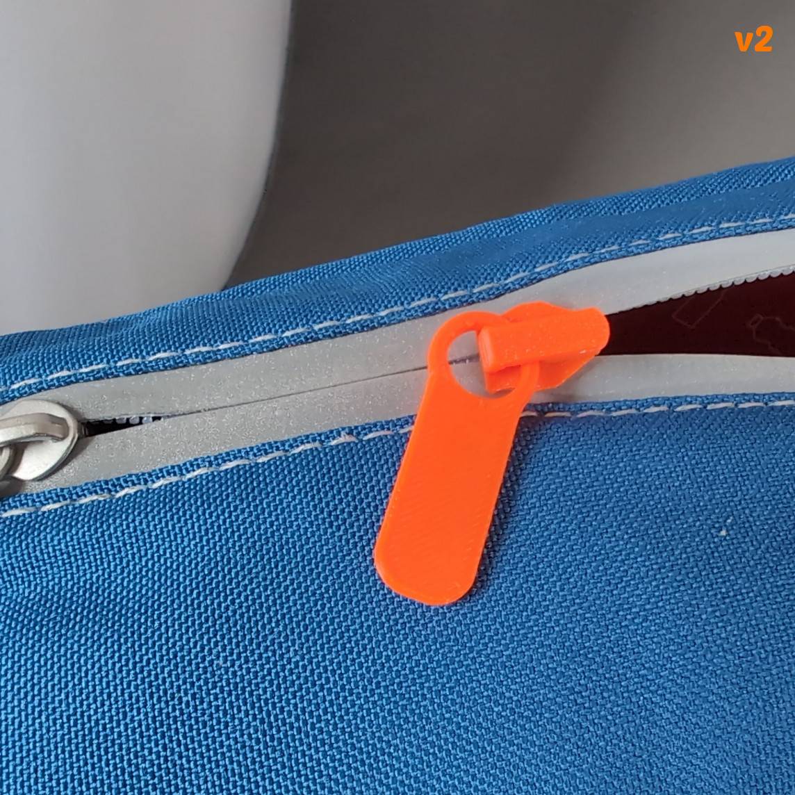 3D Printer Files | 3MF File | Zipper slider replacement v2 (reverse ...