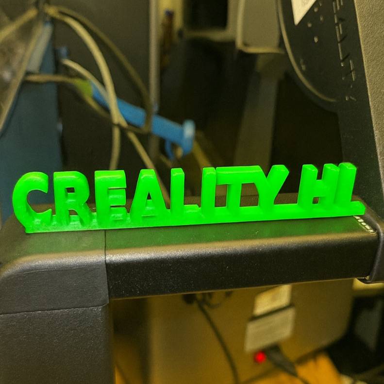 Creality Cloud | Creality Hi 3d printer Logo sign for projects mod ...
