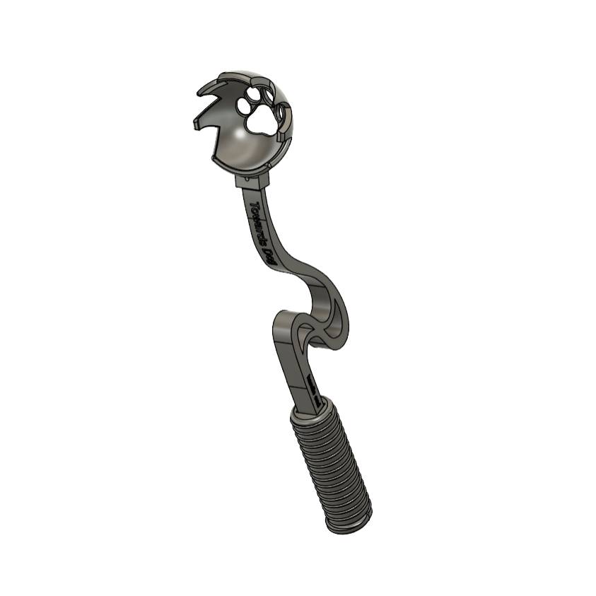 Pets STL Download - Dog ball launcher, handle and arm with replacement ...