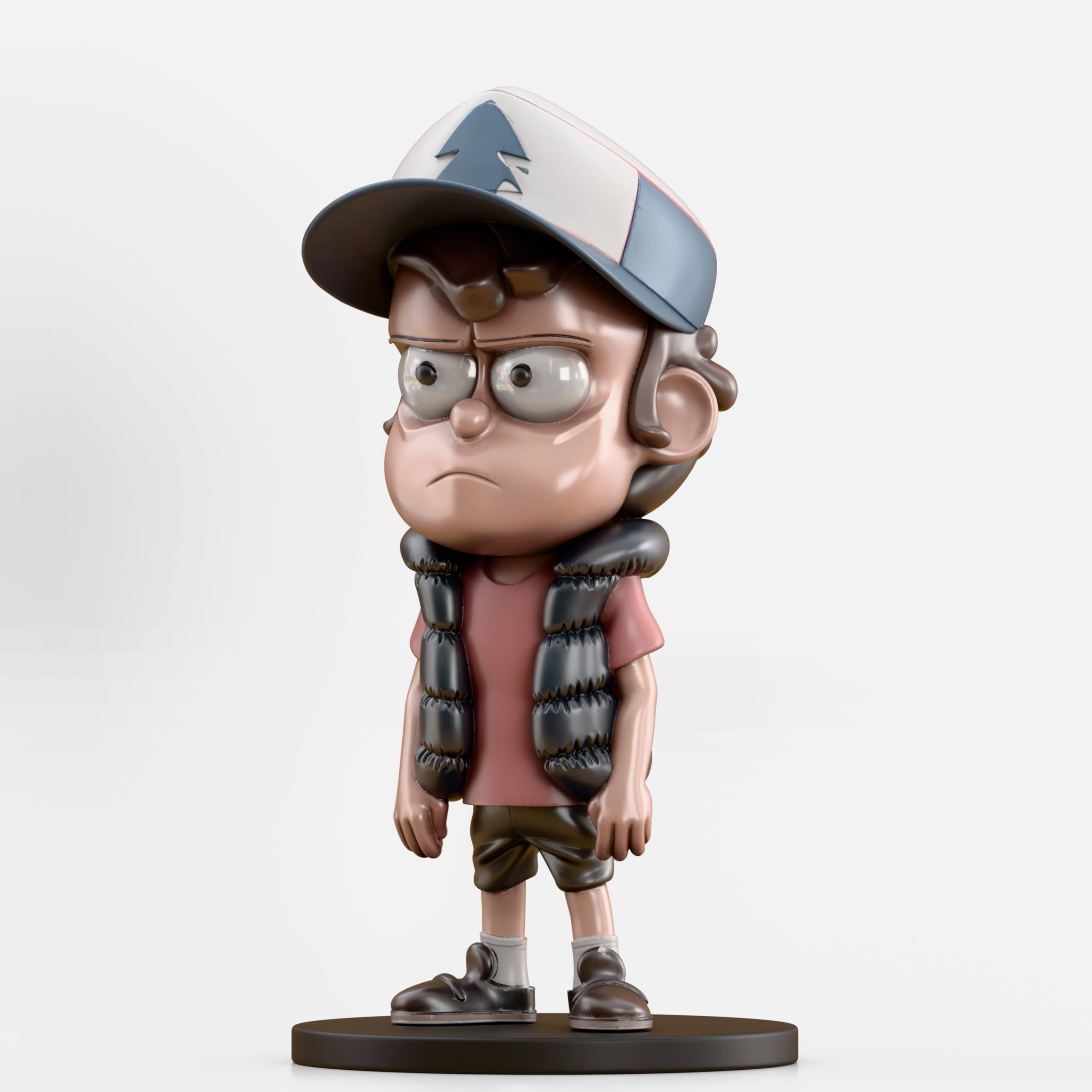 3D Printer Files | 3MF File | Dipper Pines Gravity Falls Fan Art ...