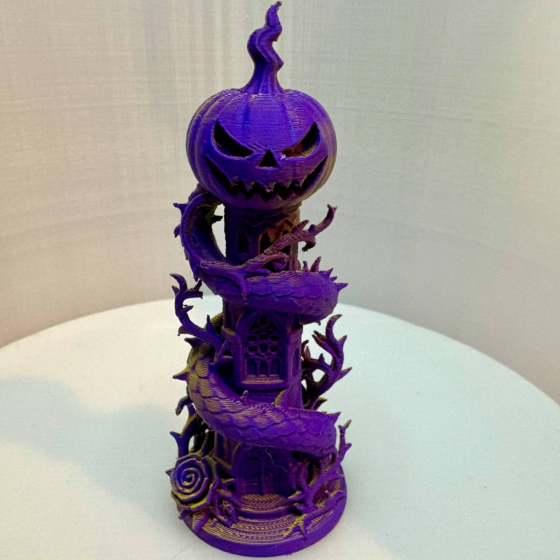 3D 프린터 도면 | 3MF 파일 다운로드 | Pumpkin Snake Tower | Creality Cloud
