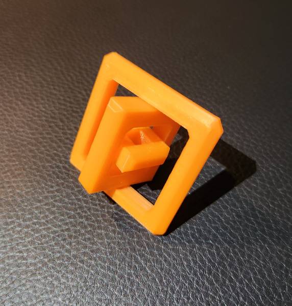 This fidget is pretty great! It was easy to print, fun to play with ...