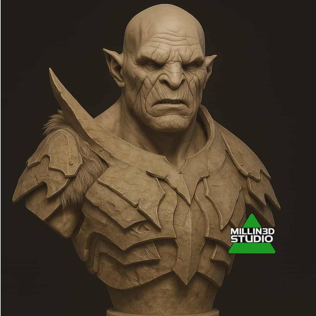 3D Printer Files | 3MF File | Azog The Defiler Orc Chief The Hobbit ...