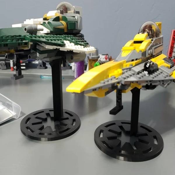 3D Printer Files | 3MF File | Lego Star Wars Starfighter stand ...