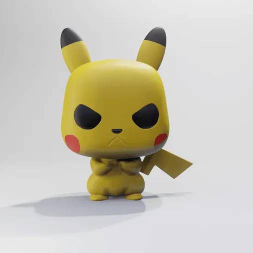 3D Printer Files | 3MF File | Grumpy Pikachu | Creality Cloud