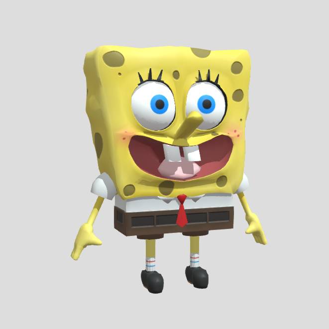 Characters & Creatures STL Download - SpongeBobby neagww