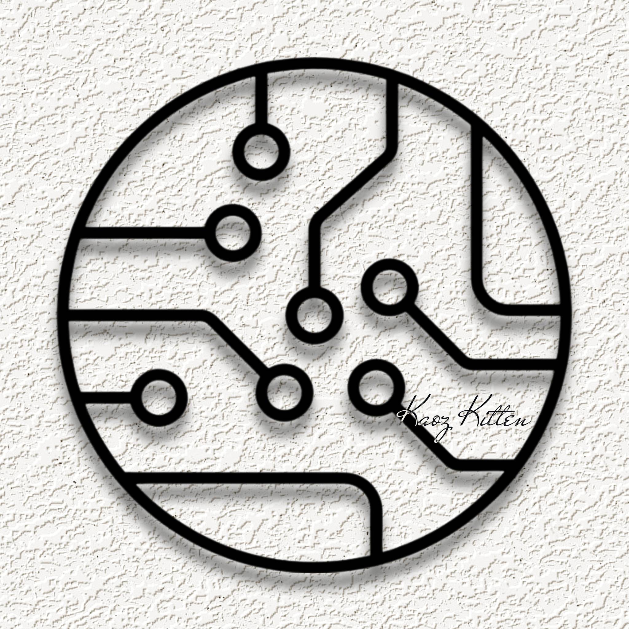 Sculptures & Artworks STL Download - circle simple circuit WALL ART ...