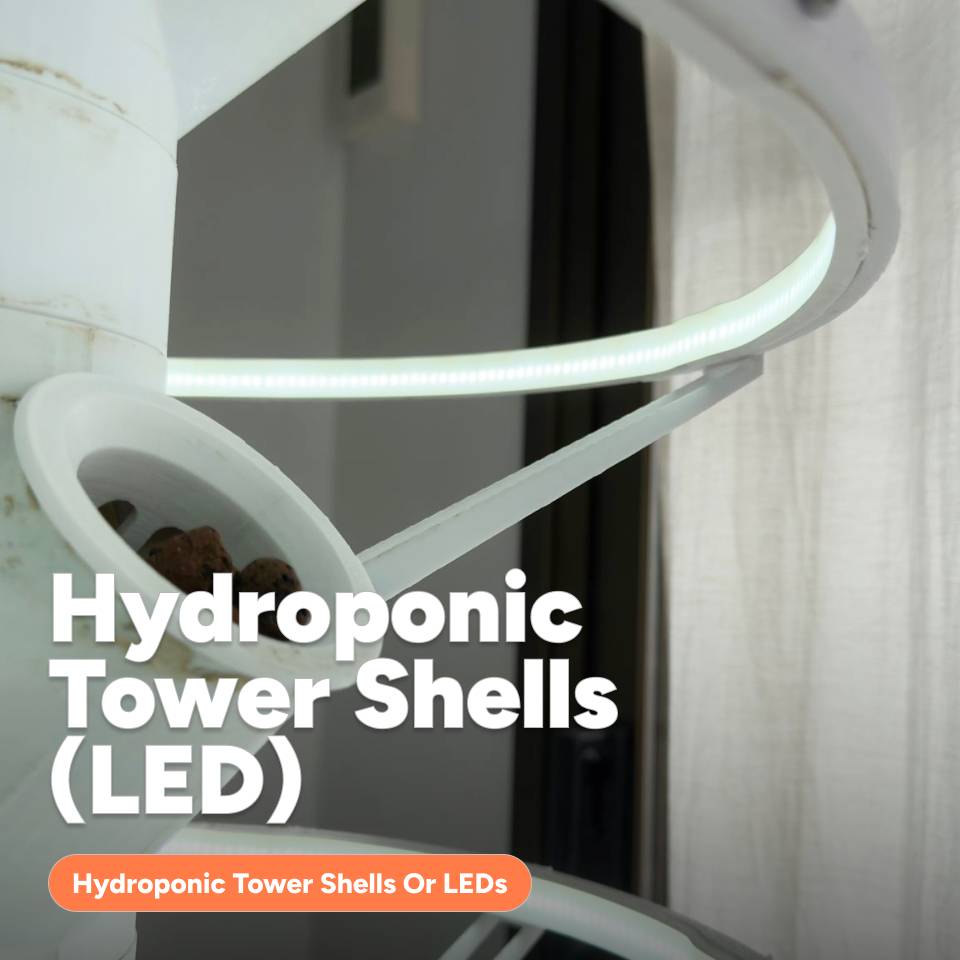 Other STL Download - Tower Shells Hydroponic Tower Garden (3&4 Way ...