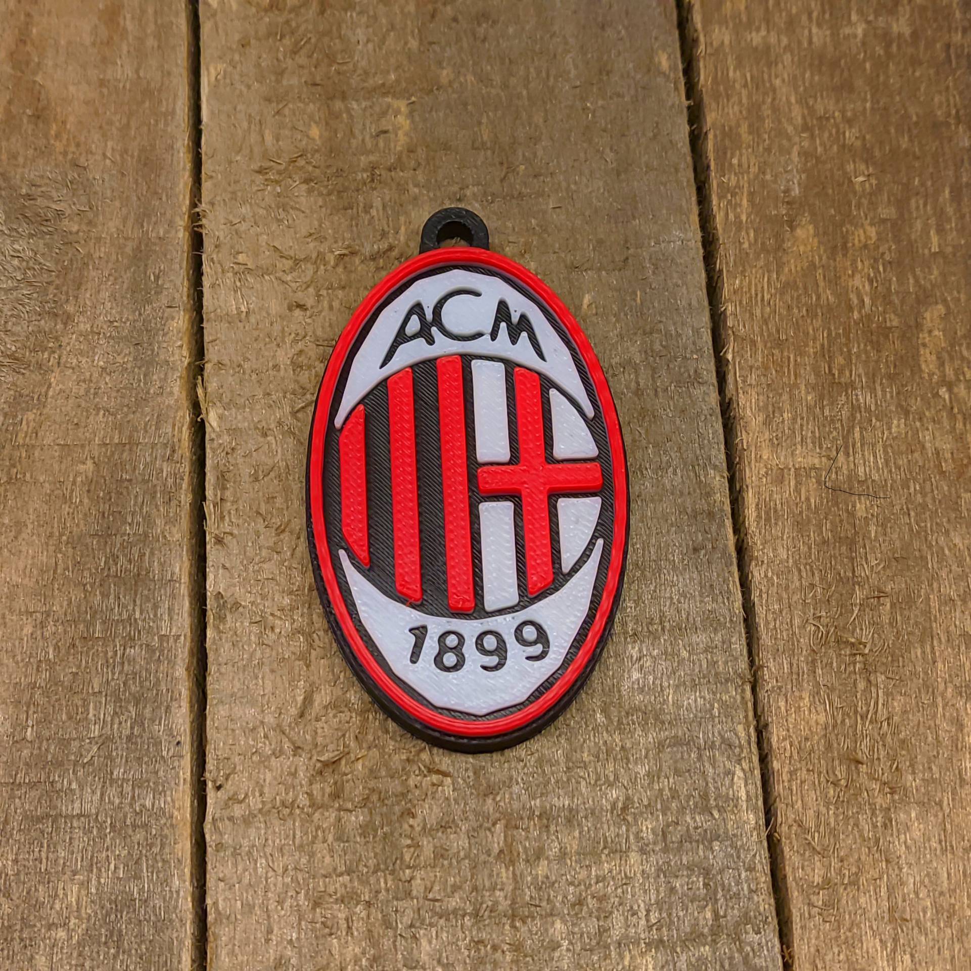 3D Printer Files | 3MF File | AC Milan Keychain Portachiavi (NO CFS ...