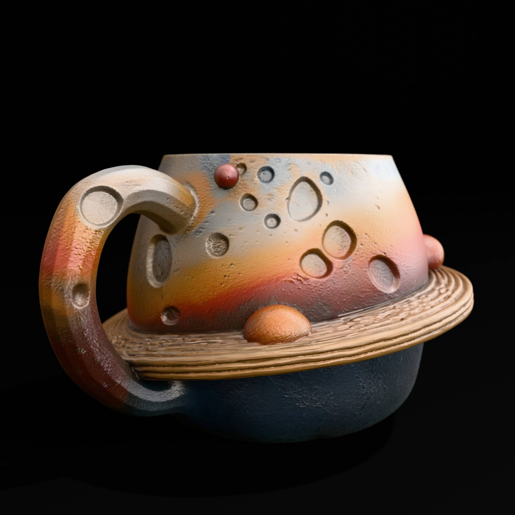 3D Printer Files | 3MF File | Saturn Mug | Creality Cloud