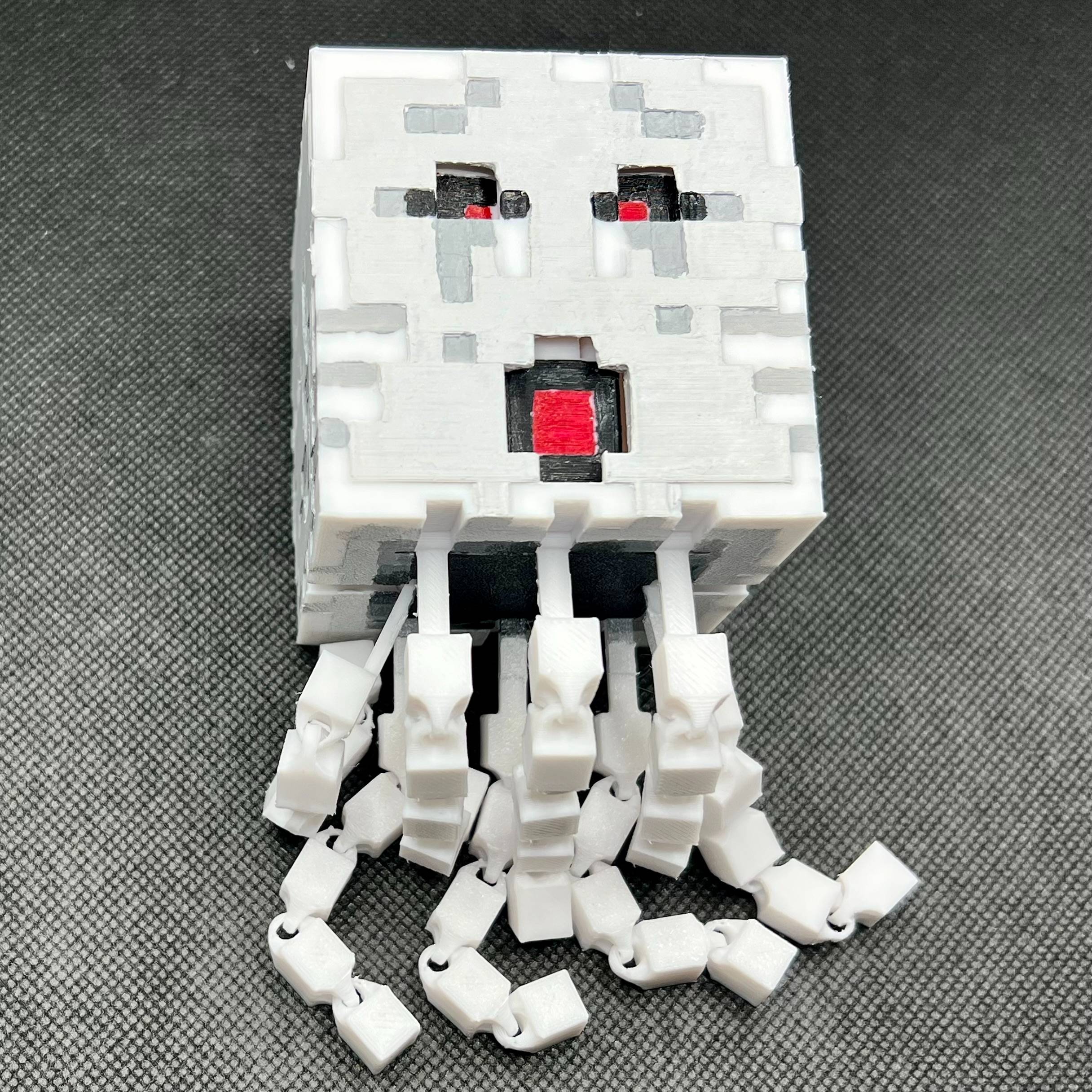 3D Printer Files | 3MF File | Kamski Articulated Minecraft Ghast with ...