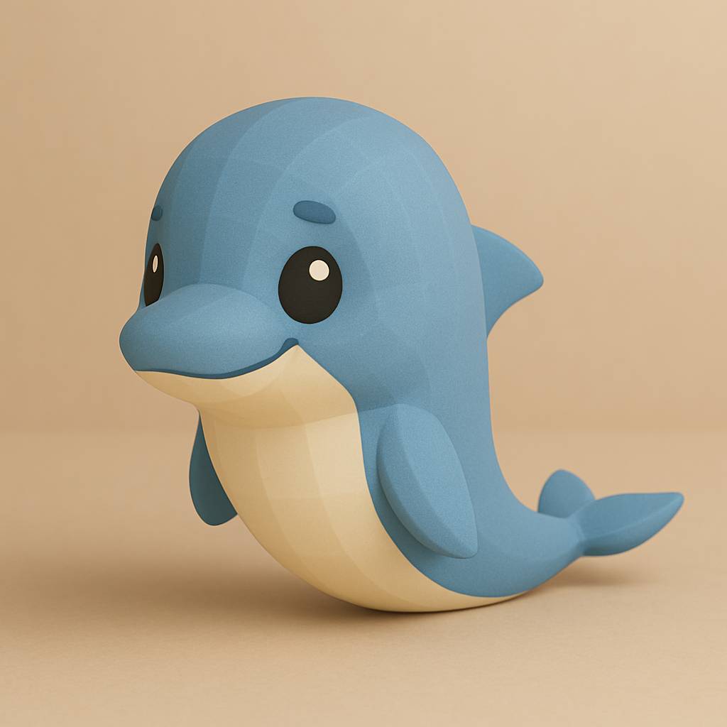 3D Printer Files | 3MF File | Mini Dolphin | Creality Cloud