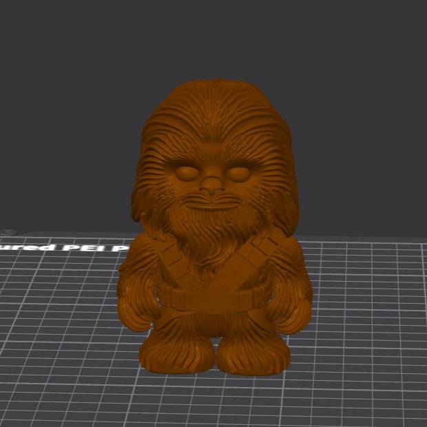 Archivos de impresora 3D | Archivo 3MF | Mini Chewbacca Figurine ...